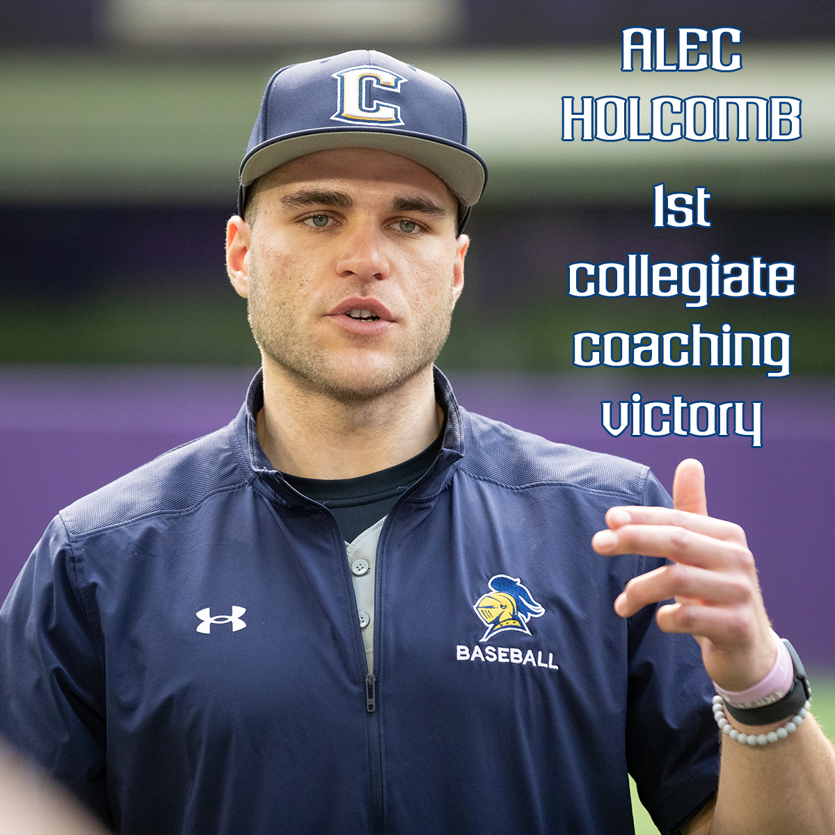 YEAR IN REVIEW: HOLCOMB BECOMES YOUNGEST HEAD BASEBALL COACH IN NCAA ...